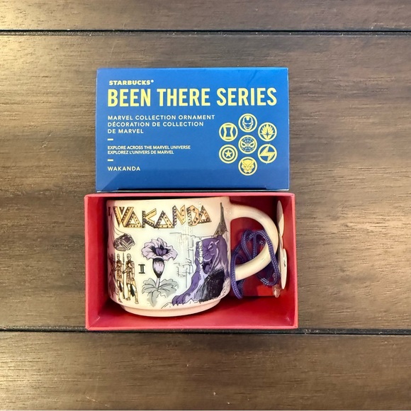Disney | Holiday | Starbucks Marvel Wakanda Been There Series Ornament ...